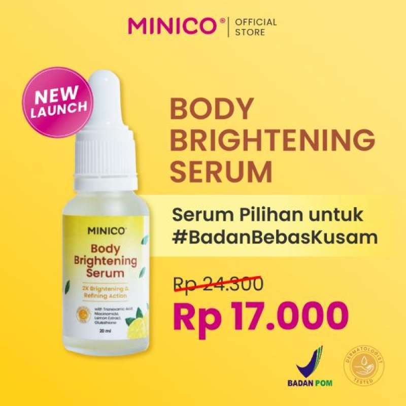 Jual Minico Face And Body Brightening Serum 20 Ml (3% Tranex + 5% ...