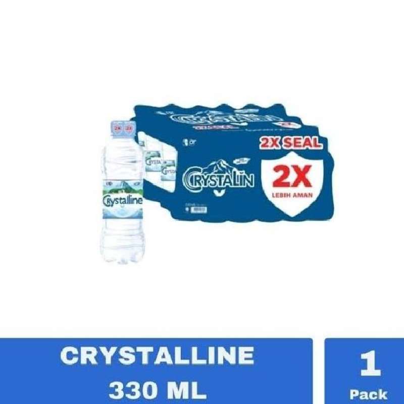 Jual Crystalin Air Mineral 330ml 1 Dus / Pack Isi 12 Botol Crystalline ... Jual Crystalin Air Mineral 330ml 1 Dus / Pack Isi 12 Botol Crystalline ...
