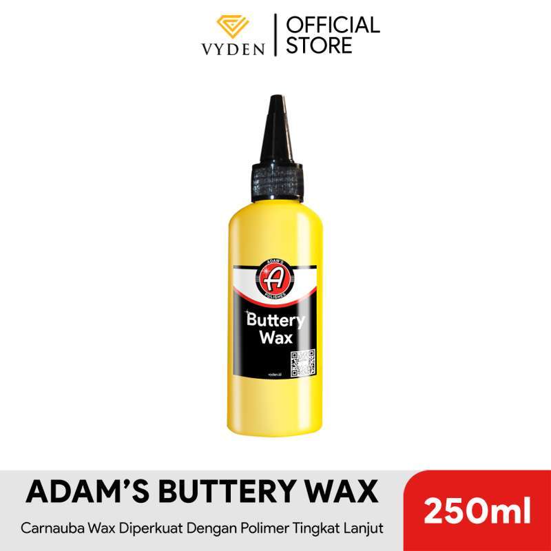 Jual Adam's Polishes Buttery Wax Repack Carnauba Wax Pengkilap Body Cat ...