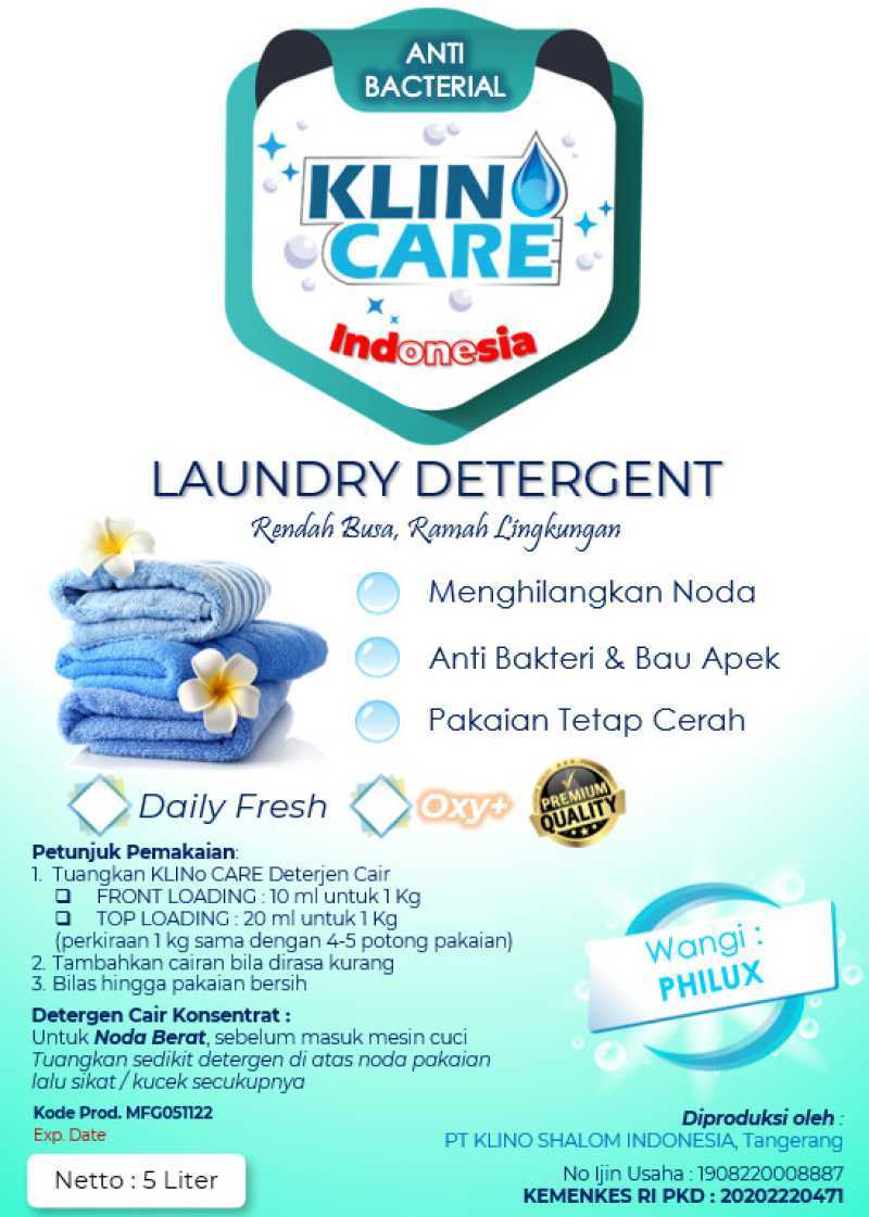 Promo Detergen Laundry 5 Liter Cair Oxy+ Philux Liquid Detergent Anti ...
