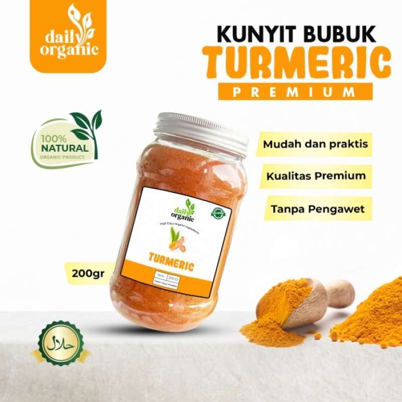 Promo Kunyit Bubuk Daily Organic Turmeric Powder Premium - Small 50gr ...