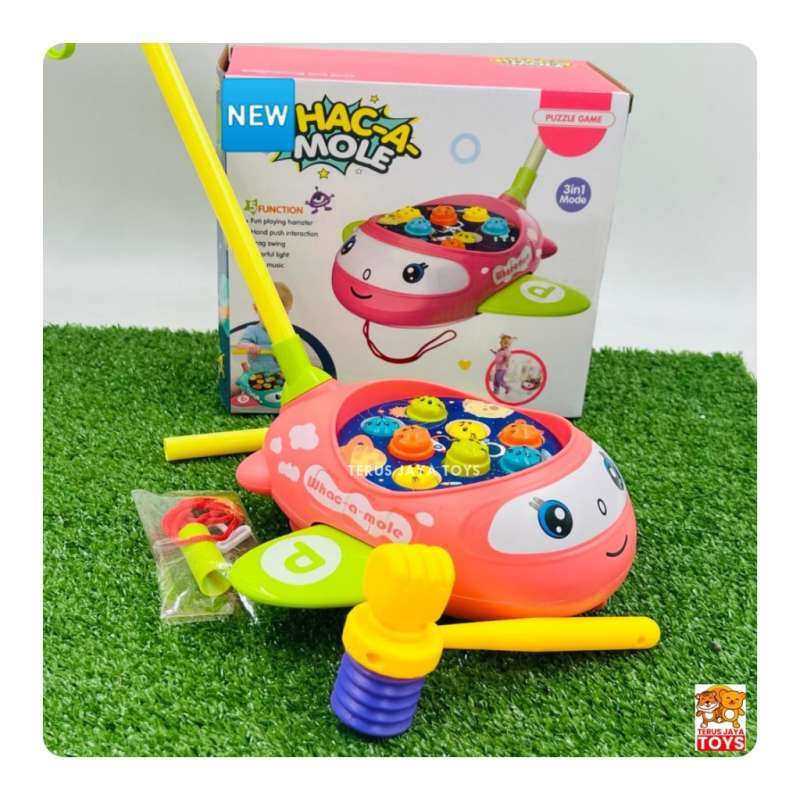 Promo Mainan Hamster Palu Ketok Whac A Mole Sni - Whacamoleplanepink ...