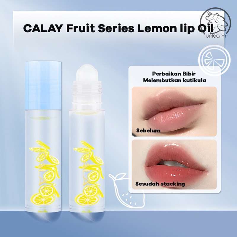 Jual Calay Fruit Series Lip Oil | Lip Balm Calay - Lemon Di Seller ...