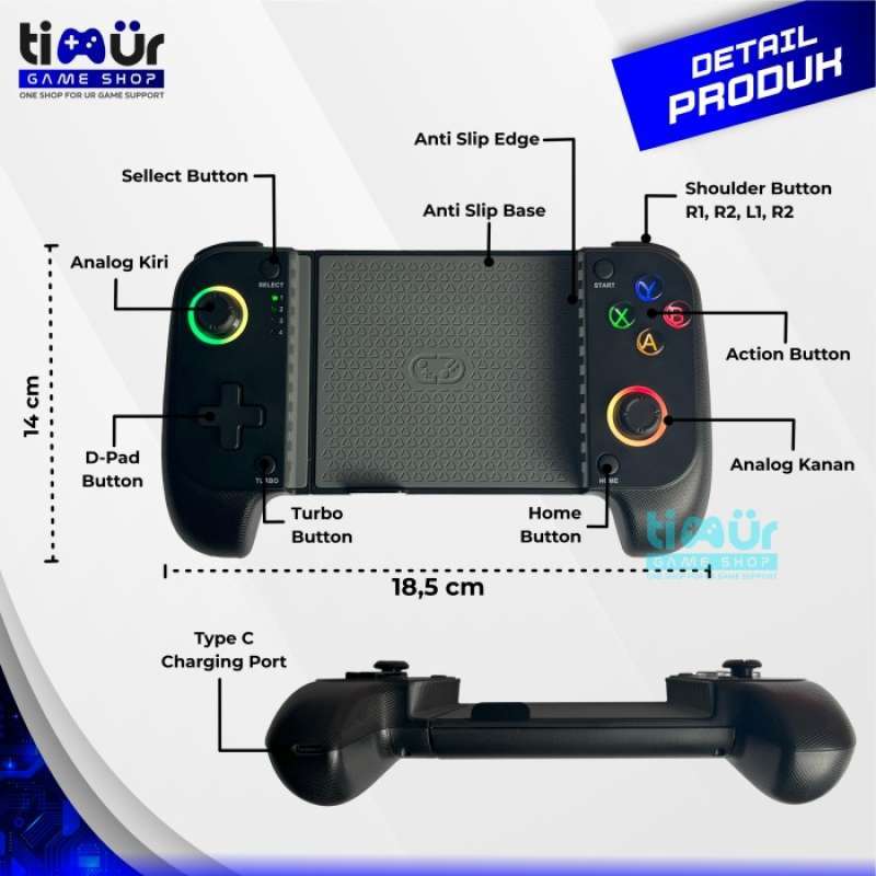 Promo Stick Stik Game Controller Gamepad Android Ios Mobile Hp Wireless ...