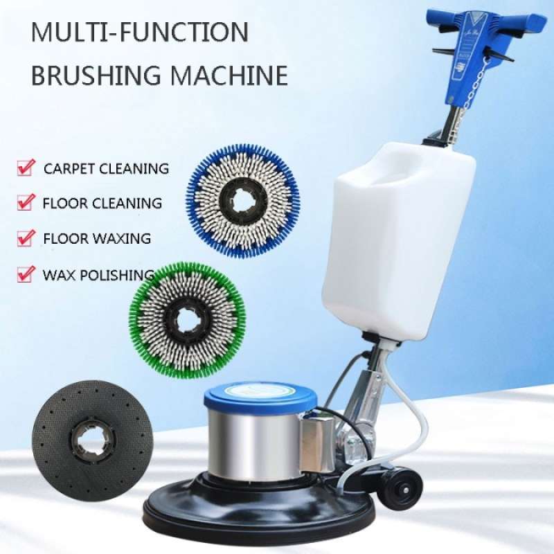 Jual Rz Hotel Floor Cleaning Machine Hand Push Floor Polishing Brush Di ...
