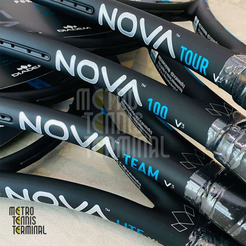 Promo Diadem Nova V3 2024 100 / 100 Lite / 100 + / Tour / Team Tennis Racket ( Raket Tenis ...