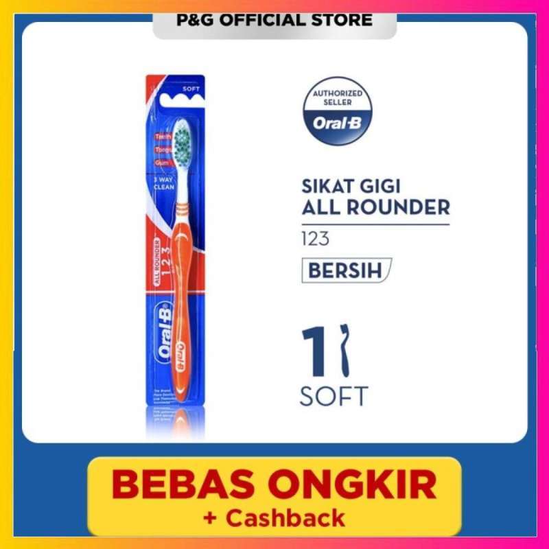 Jual Oral-b Sikat Gigi All Rounder 123 Soft 1s -3 Way Clean Di Seller Pro-id - Cengkareng Timur ...