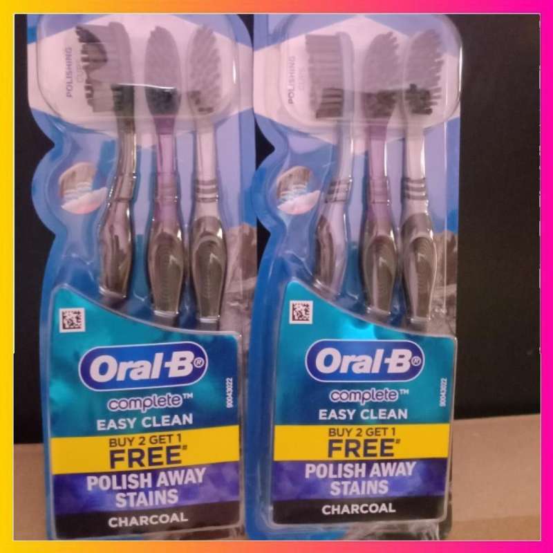 Jual Oral B Sikat Gigi Complete Easy Clean Charcoal 3s Isi 3 Pcs Di ... Jual Oral B Sikat Gigi Complete Easy Clean Charcoal 3s Isi 3 Pcs Di ...