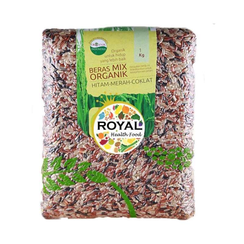 Jual Lingkar Organik Beras Mix (hitam, Coklat Dan Merah) 1 Kg Di Seller ...