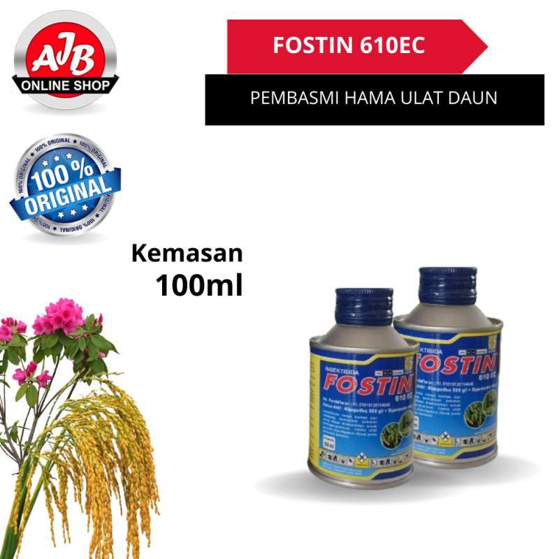Jual Fostin 610 Ec Insektisida Fostin Postin Racun Hama Ulat Grayak ...