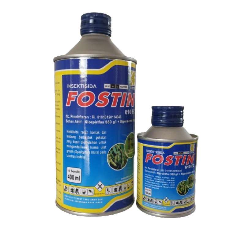Jual Fostin 610 Ec Insektisida Fostin Postin Racun Hama Ulat Grayak ...