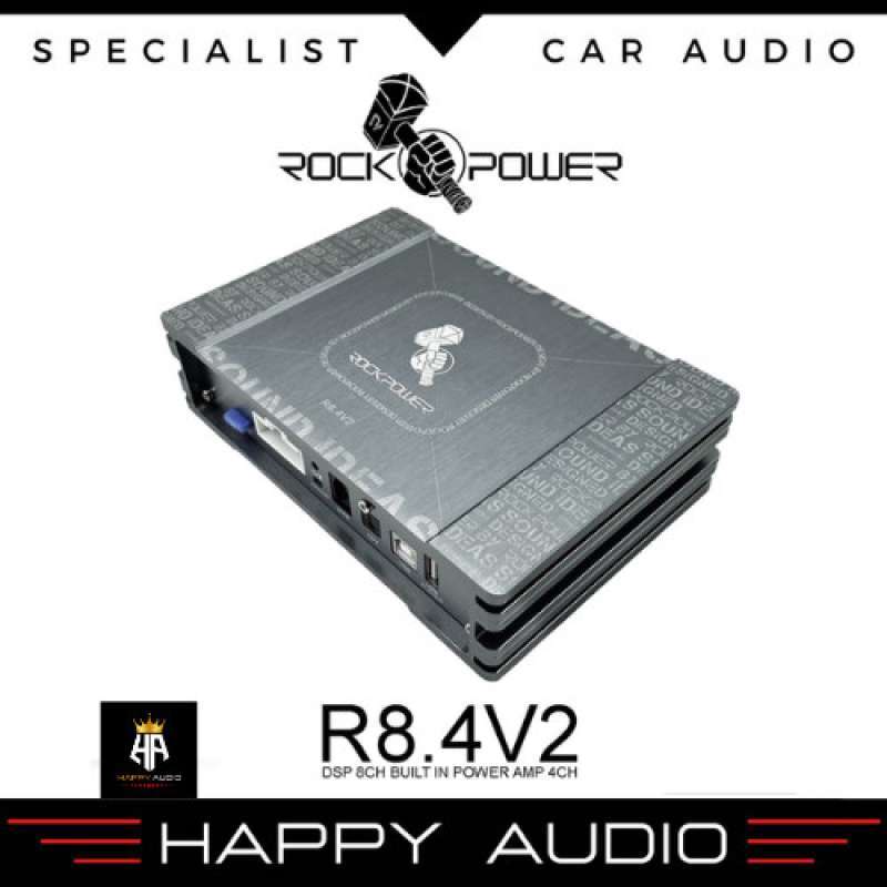 Promo Digital Sound Processor Rockpower R8.4v2 Dsp 8ch Built In Power ...