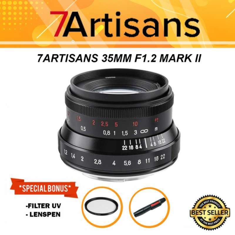 Promo Lensa 7 Artisan 35mm F1.2 For Fujifilm -x Mount Diskon 23% Di Seller Guinevere Store ...