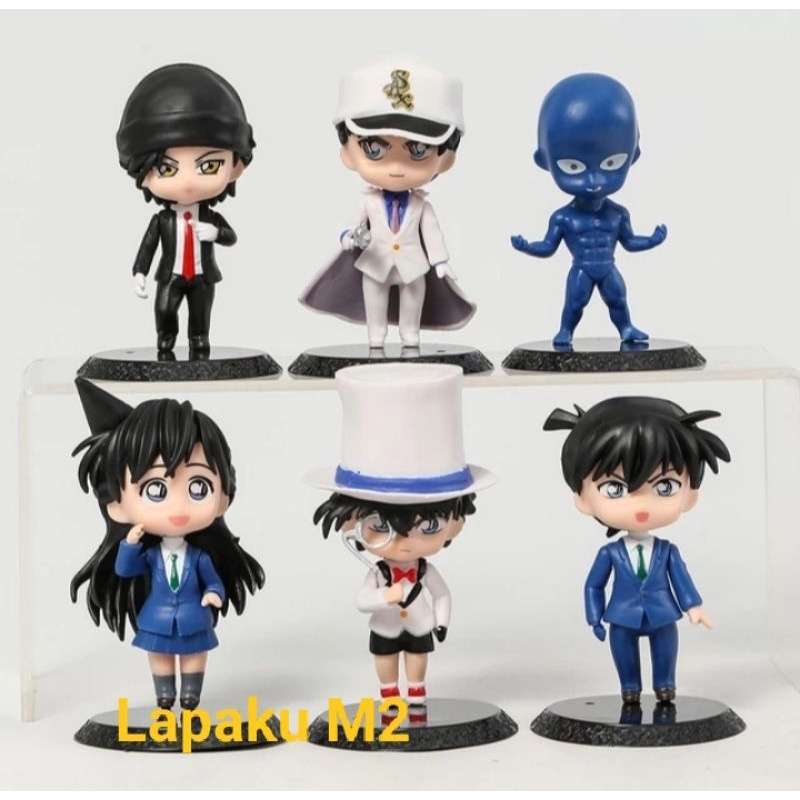Promo Figure Conan Edogawa Mouri Ran Kudou Shinichi Kiddo Haibara Ai ...