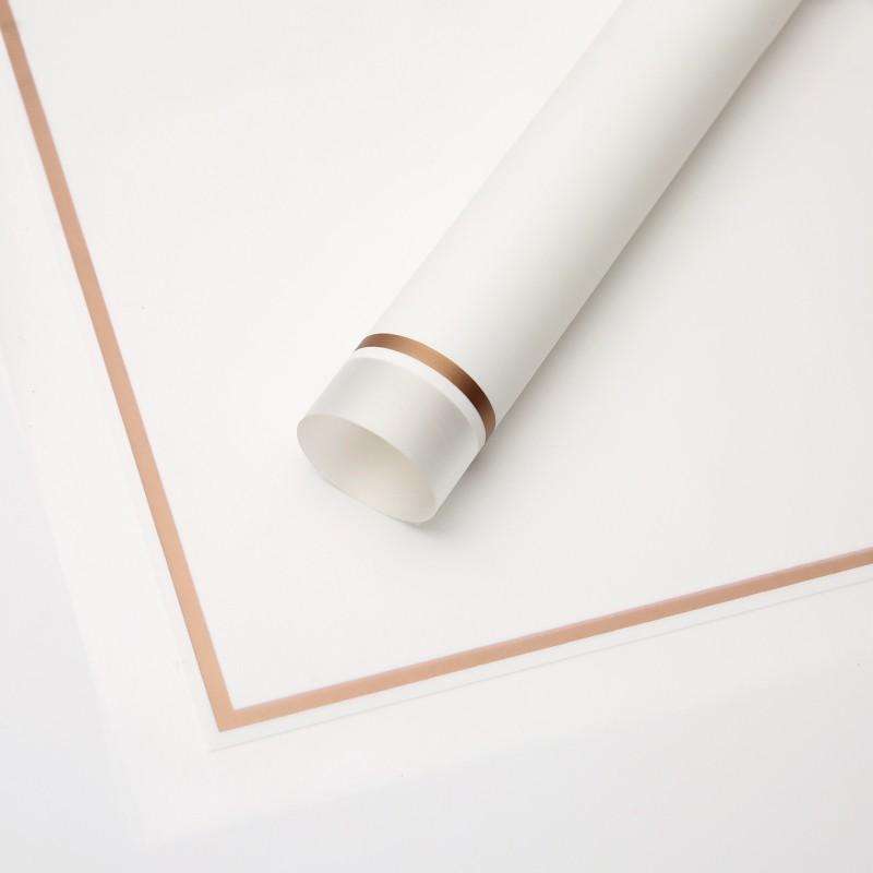 Jual 20 Lbr Cellophane List Emas Tengah Flower Wrap Paper Buket (chx ...