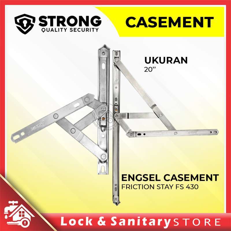 Jual Friction Stay Penahan Jendela Strong Fs 430 - 20'' Di Seller Lock ...