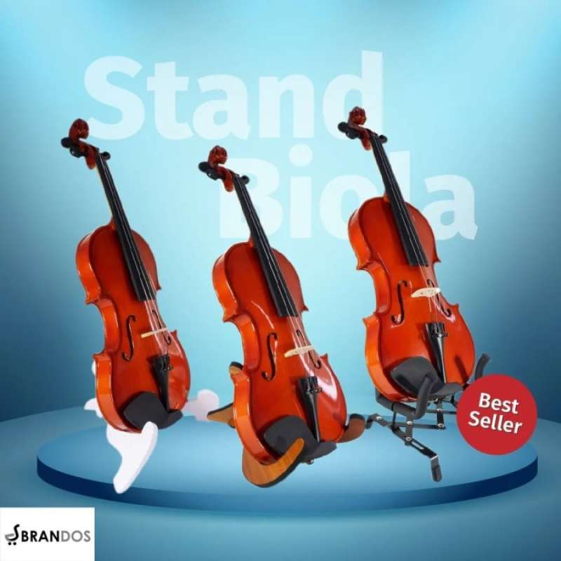 Promo Stand Biola Silang Lantai Model X Portable Violin Viola - Putih ...