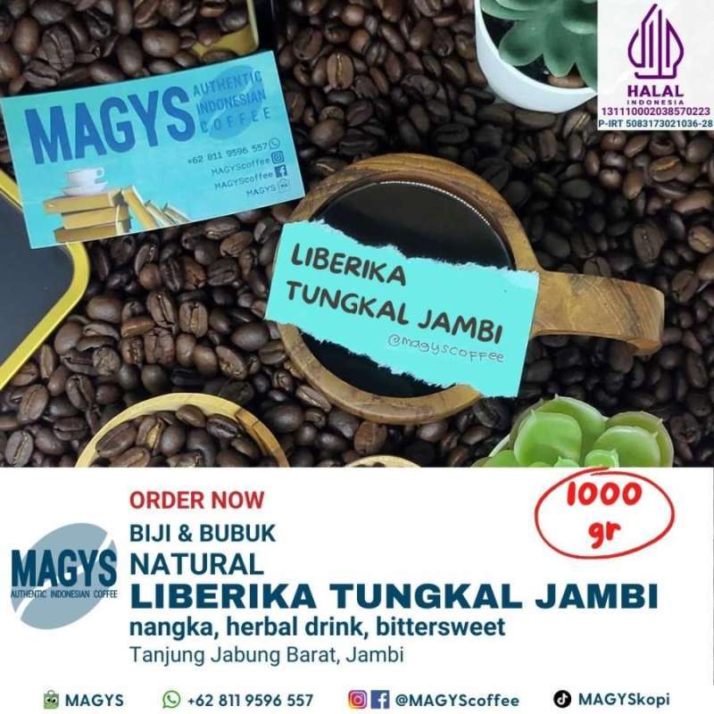 Jual Liberica Tungkal Jambi Kopi Kapsul Liberika Biji Bubuk Coffee ...