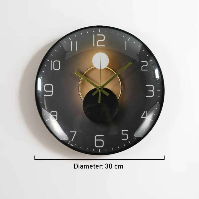 Jual Musty Jam Dinding Quartz 3d Abstract Art Style Silent Movement ...