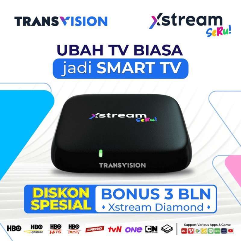 Jual Transvision Xstream Seru Android Tv Box + Free Paket Diamond 3 ...