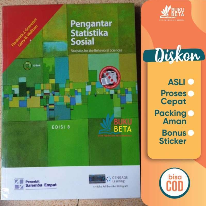 Jual Pengantar Statistika Sosial - Frederick J. Gravetter Di Seller ... Jual Pengantar Statistika Sosial - Frederick J. Gravetter Di Seller ...