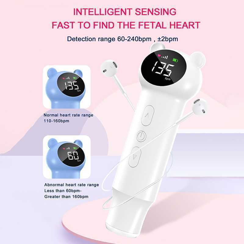 Jual Doiley Alat Deteksi Jantung Janin Fetal Doppler Heartrate Monitor ...