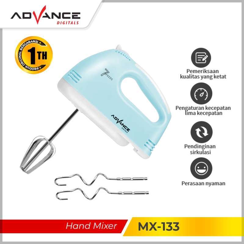 Promo Advance Hand Mixer Mx133 Alat Pengocok Telor Pengaduk Adonan ...