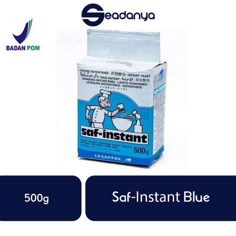 Jual Saf Instant Blue Dry Yeast Ragi Instan Kering 500 Gram ...