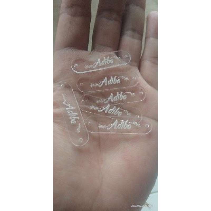 Jual Label Akrilik, Label Pin Akrilik, Label Plat Custom Bisa Pakai ...