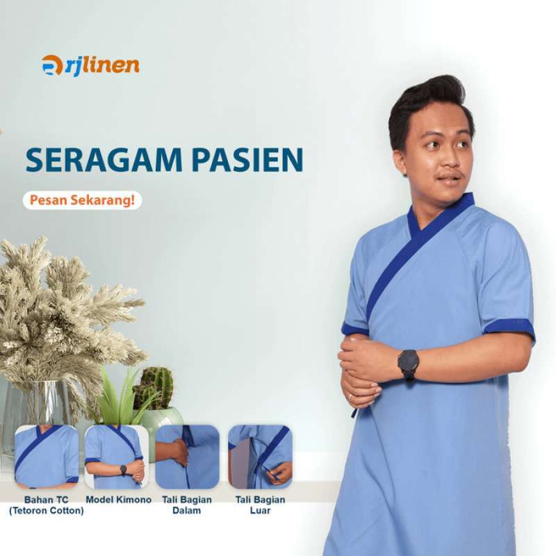 Promo Baju Pasien/baju Pasien Rumah Sakit/seragam Pasien Rumah Sakit Diskon 33% Di Seller Aninda ...