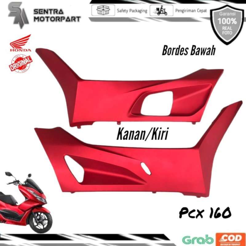 Jual Bordes Dek Bawah Underside Pcx 160 Kanan Kiri Merah Doff Dop ...