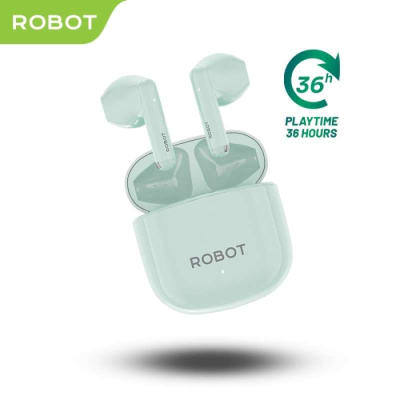 Jual Robot Wireless Earphone Airbuds T60 Original Tws Bluetooth Garansi ...