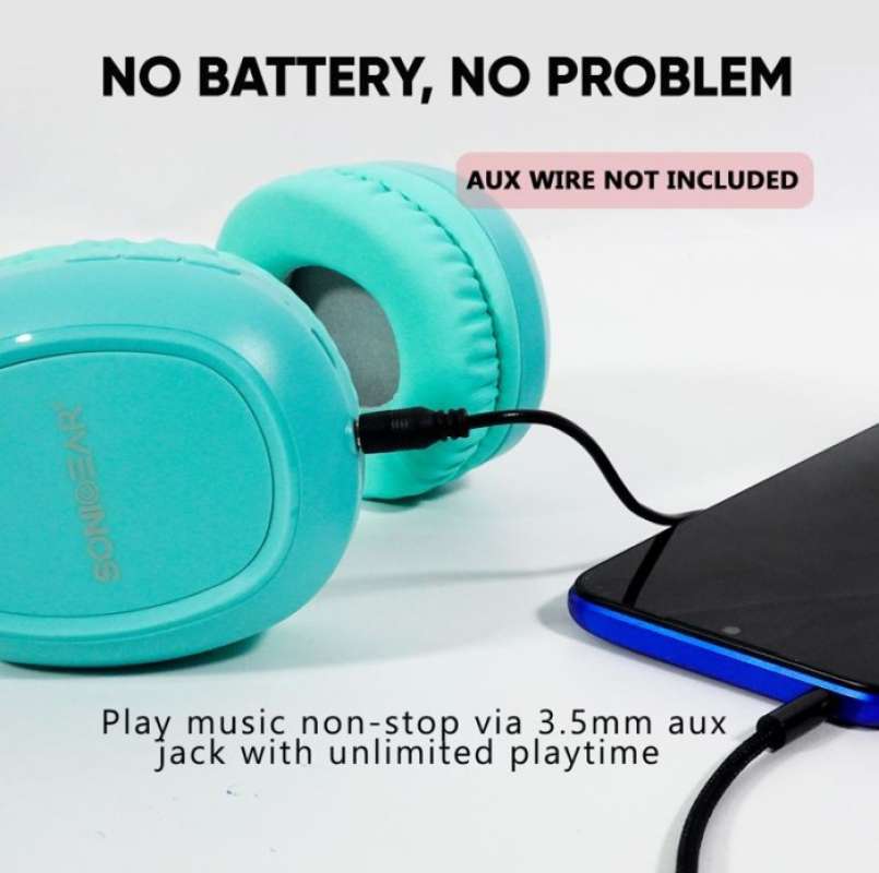 Jual Sonicgear Airphone 3 Bluetooth Headphones With Mic For Smarthphone ...