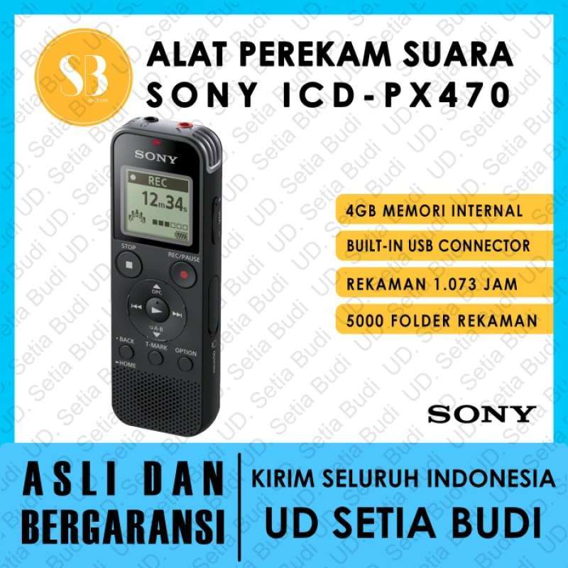 Jual Alat Perekam Suara / Voice Recorder Sony Icd-px470 Asli Dan ...