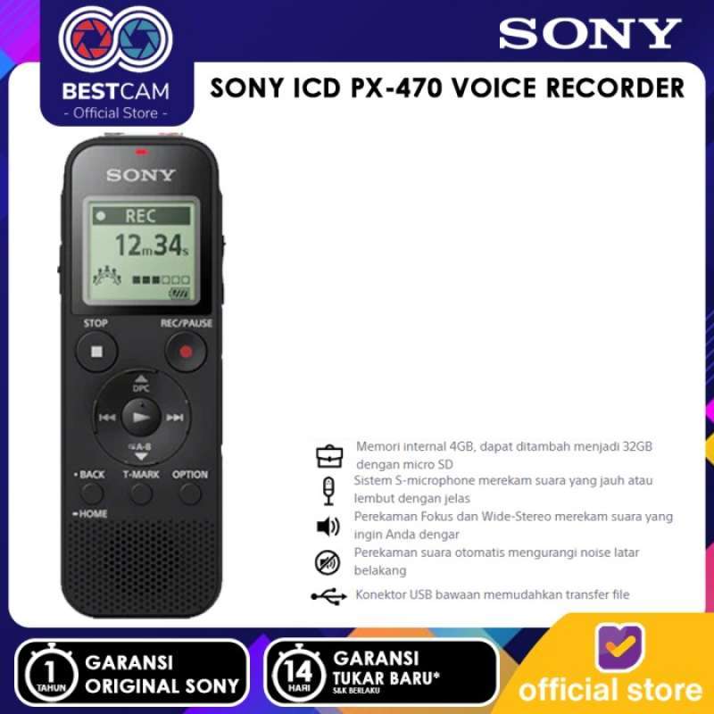 Jual Sony Icd-px-470 Voice Recorder - Paket 4 Di Seller Circlet ...