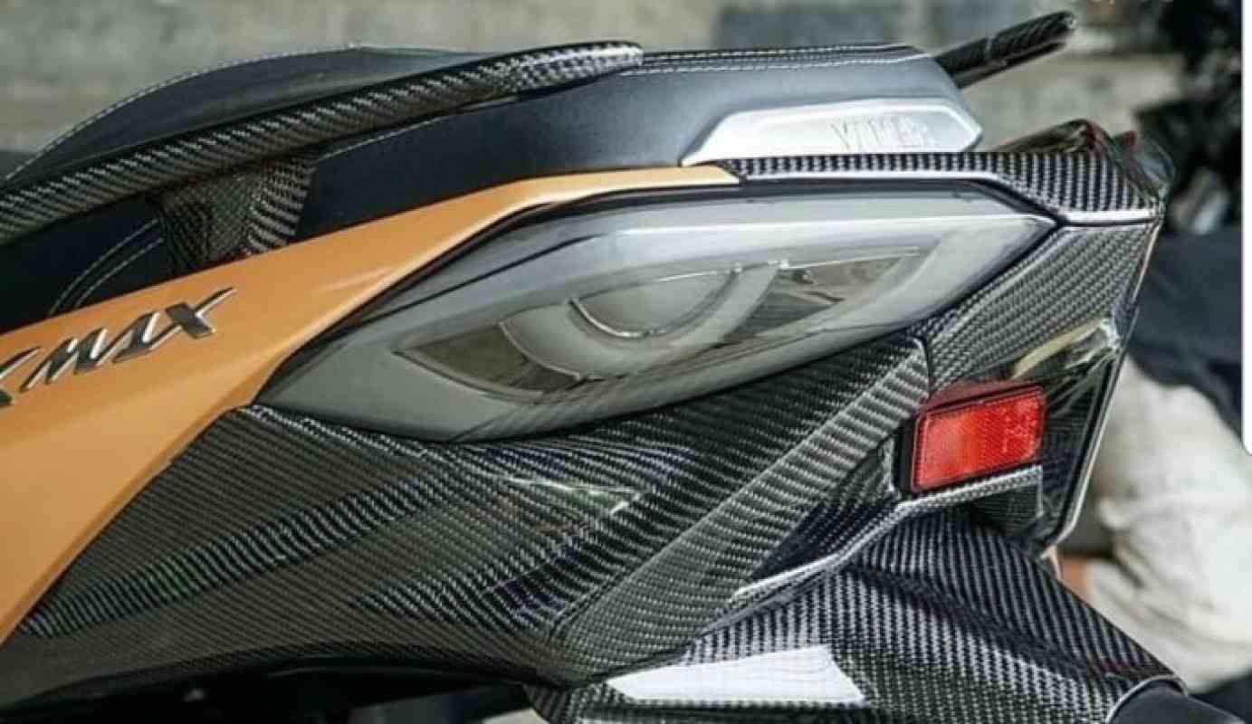 Promo Rear Fender Buntut Bodi Belakang Yamaha Xmax 3 Sisi Carbon Kevlar ...