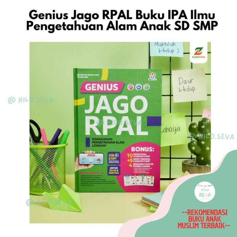 Promo Ori [sale Buku Anak] Genius Jago Rpal Buku Ipa Ilmu Pengetahuan ...