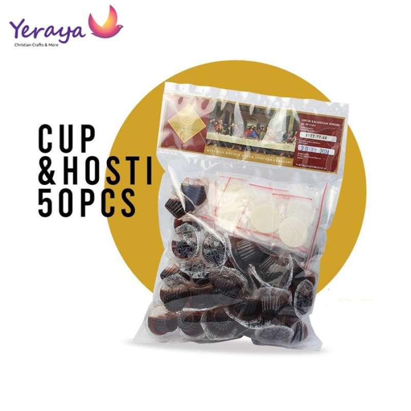 Promo Roti Perjamuan Kudus Hosti Polos + Anggur Ros Gung Isi 50 ...