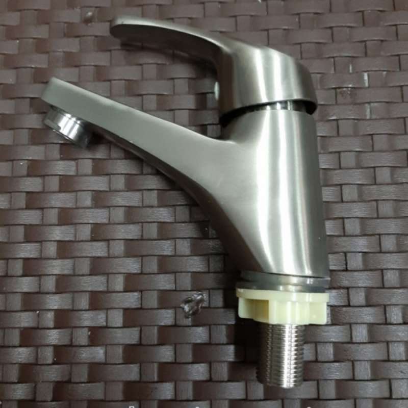 Promo Kran Wastafel Stainless Sus 304 Model Angkat/keran Cuci Tangan ...