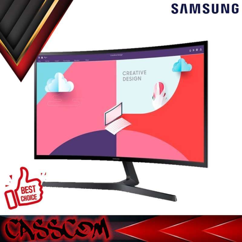 Jual Led Samsung Curved Ls24c366 24 Inch Essential Monitor Fhd Va 75hz ...