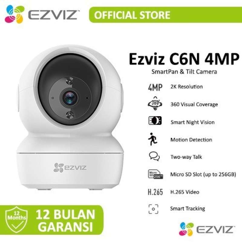 Promo C6n 4mp 2k Dome Smart Ip Camera Cctv Ipcam Wireless -resmi ...
