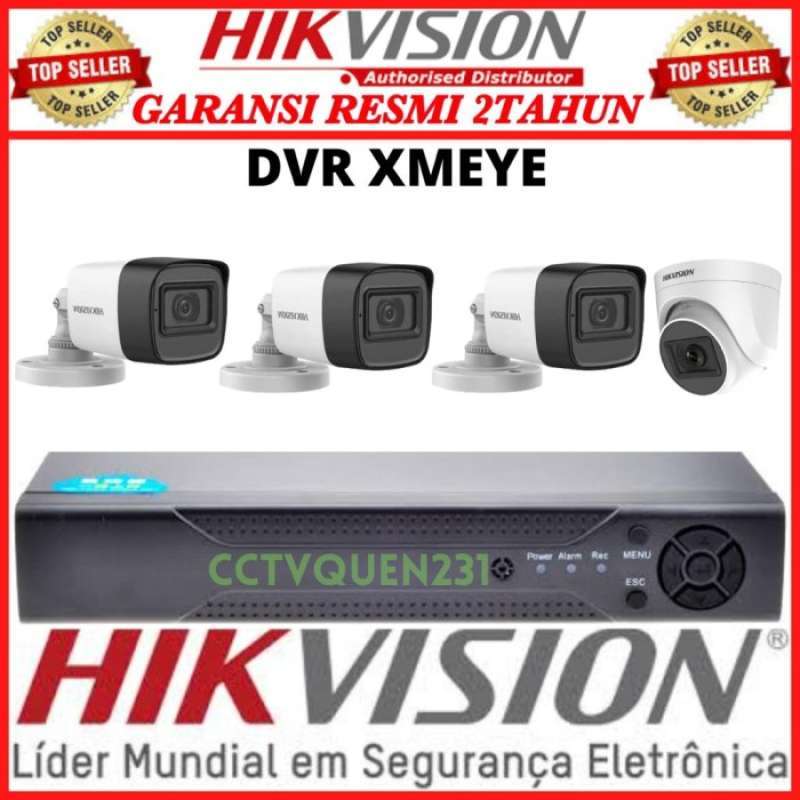 Promo Paket Cctv Dvr Xmeye 4 4 Camera 2mp Hd 1080p Diskon 23% Di Seller ...