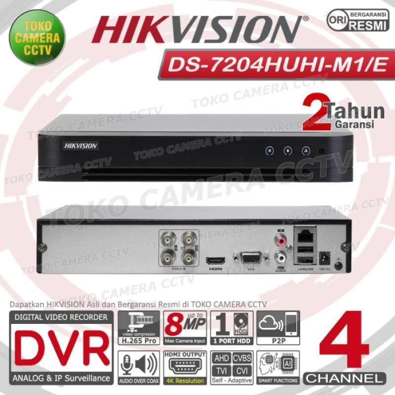 Promo Dvr Recorder Cctv 4 Cctv 4ch 5mp Diskon 23% Di Seller Tuplens Store - Cengkareng Barat ...