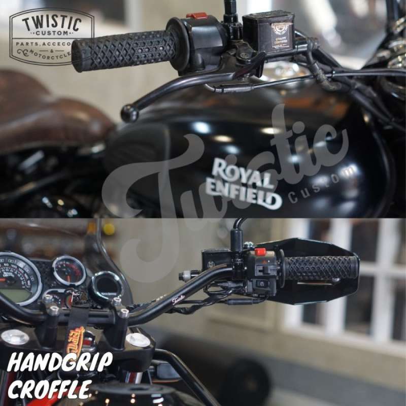 Promo Handgrip Handle Grip Wajik Croffle Motor W175 Xsr Benelli Keeway ...