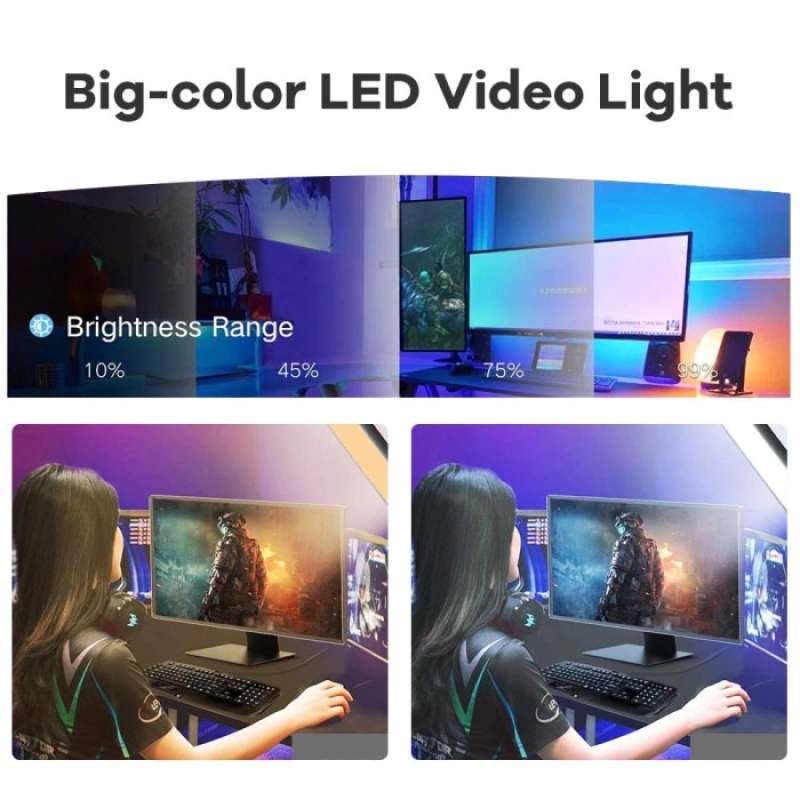 Jual Lampu Led Live Streaming Video Fill Light / Makeup 11 Inch - Mm ...