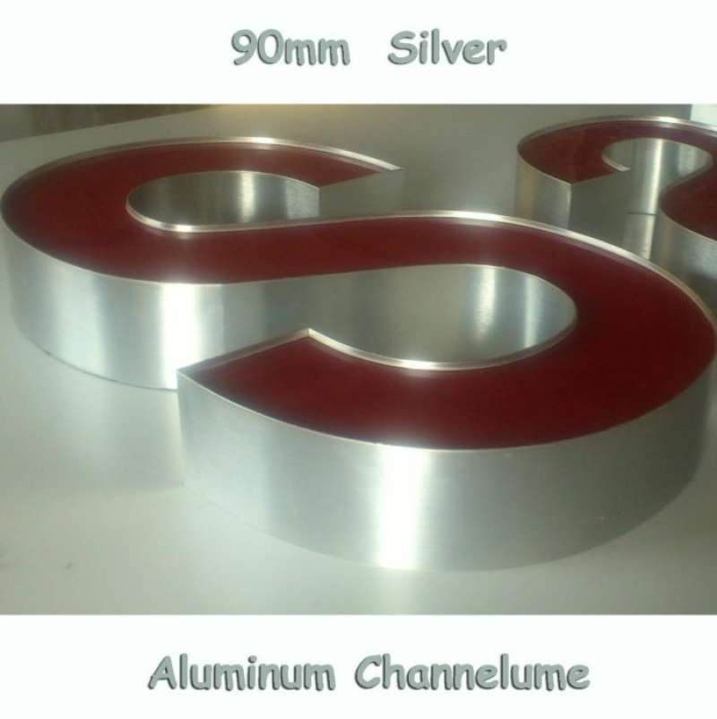 Jual 90mm Aluminium Channelume Led Sign Letters Channel Letter Signs ...