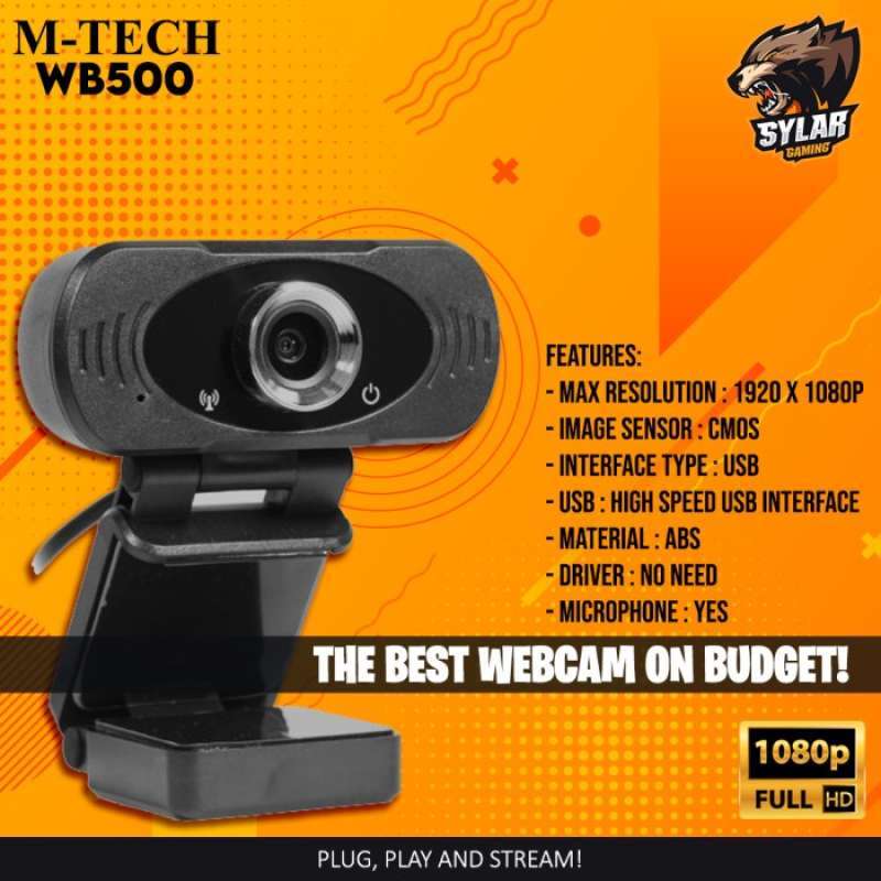 Promo M-tech Wb500 1080p Full Hd Webcam Diskon 23% Di Seller Lepimu ...