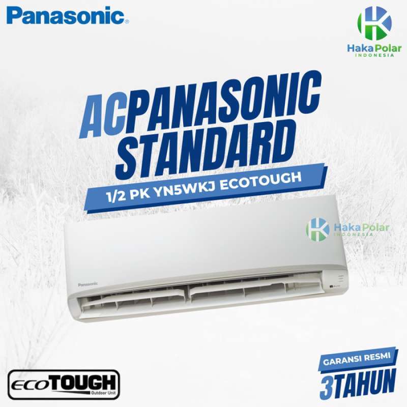 Promo Ac Panasonic Cs-yn5wkj 1/2 Pk Split Wall Mounted Standard R32 Ecotough Diskon 33% Di ...