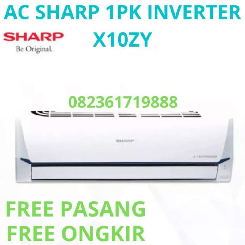 Promo Ac Sharp 1pk Ah X10zy Inverter Thailand Free Pasang Promo Diskon ...