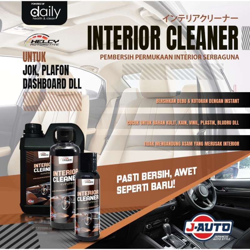 Promo Helcy Auto Interior Cleaner - Pembersih Interior Mobil All Purpose Jok Plafon Dashboard ...